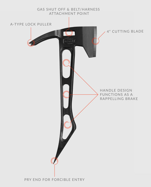 The Badaxx T2 Hatchet Firefighter Bailout Tool